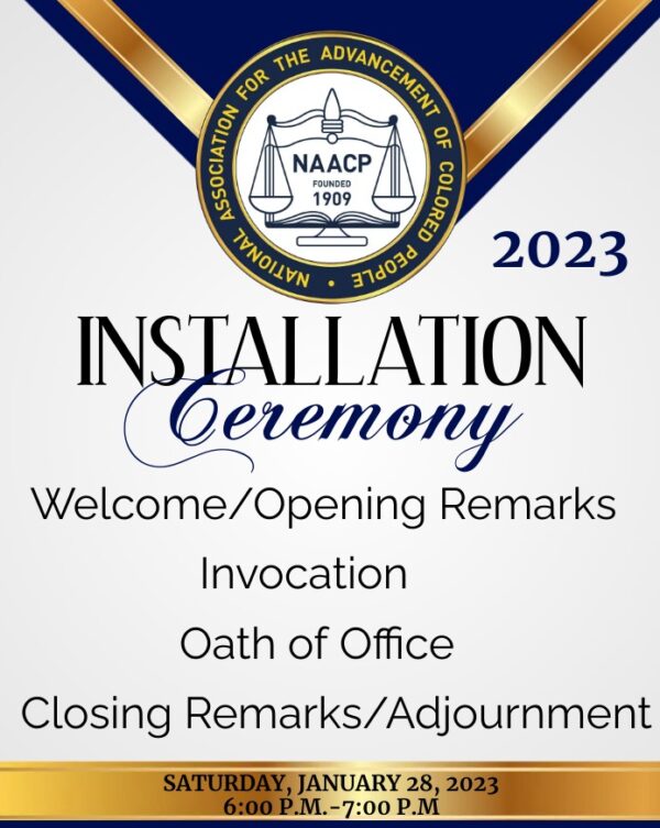 Installation Ceremony 2023 - NAACP Beaumont
